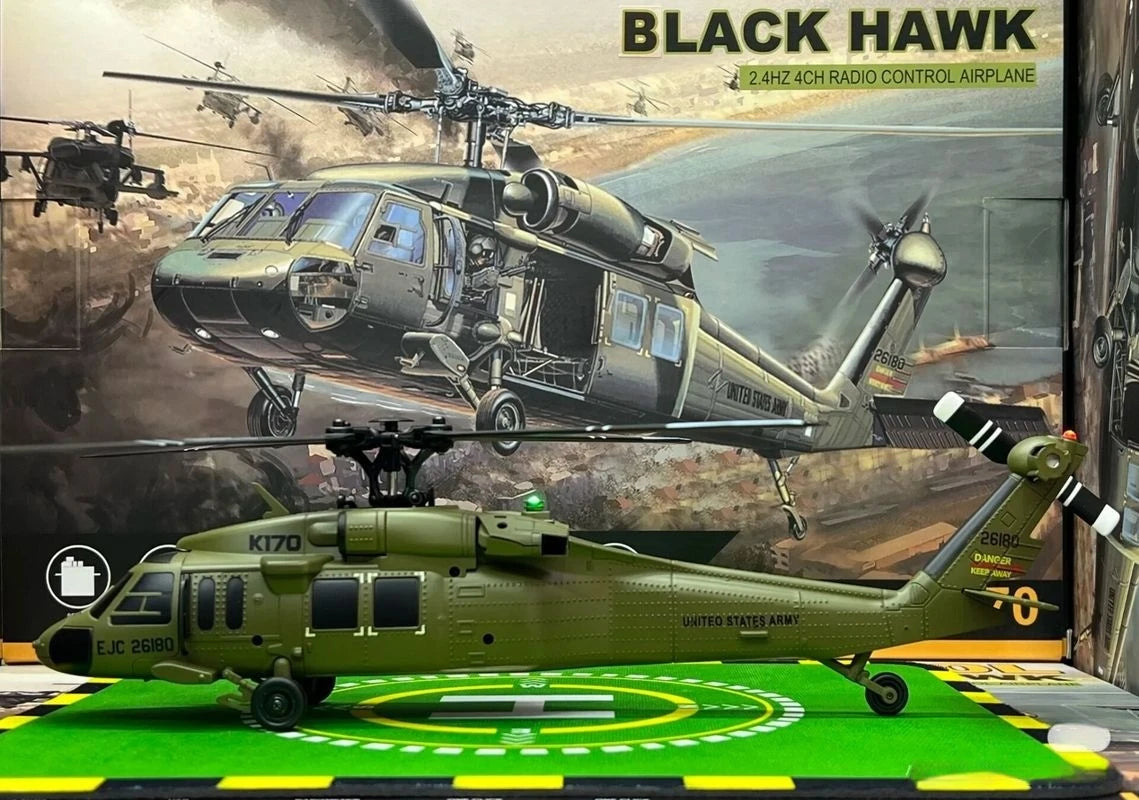 Wltoys K170 Black Hawk Uh60l Remote-Controlled Helicopter Four Channel – NairoMarket