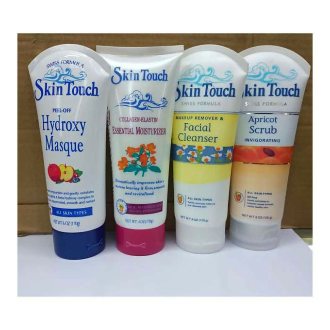 Skin Touch Peel Off Mask, Cleanser, Body Scrub& Moisturizer set ...