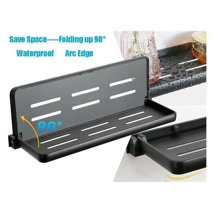 Foldable Metallic Rectangular Multi-purpose Floating Shelf – NairoMarket