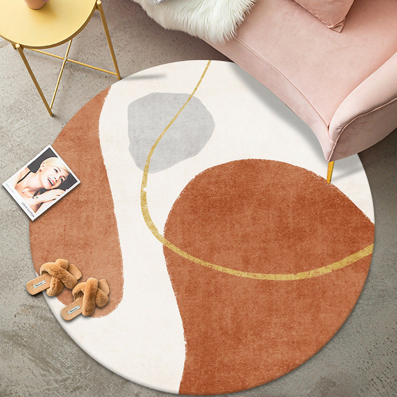 Modern minimalist round was rugs – NairoMarket