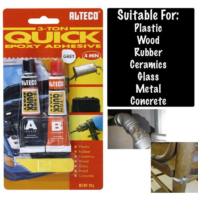 3 Ton 4min Quick Epoxy Adhesive A+B – NairoMarket