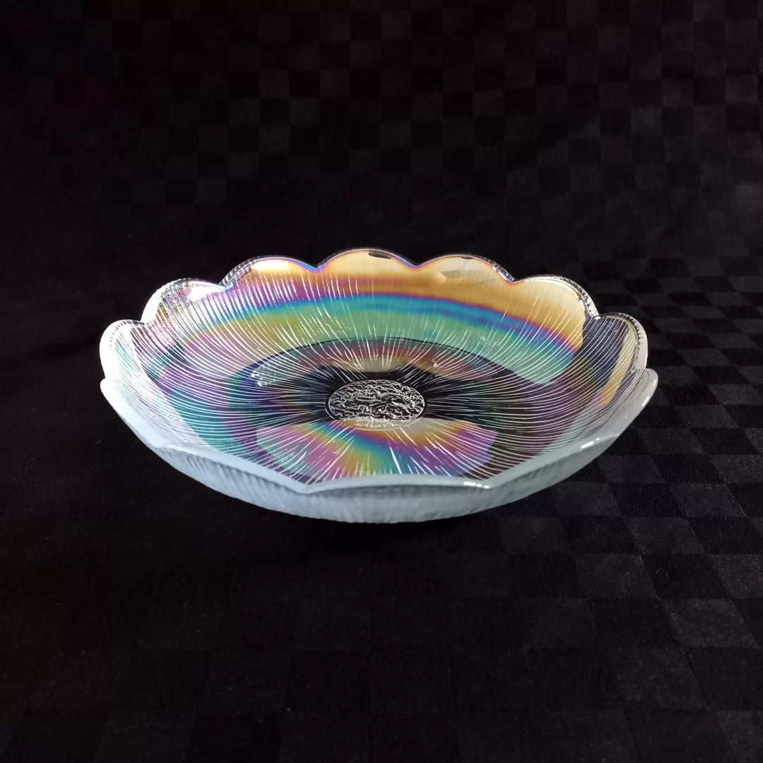 Glass Bowl Rainbow 22cm – NairoMarket