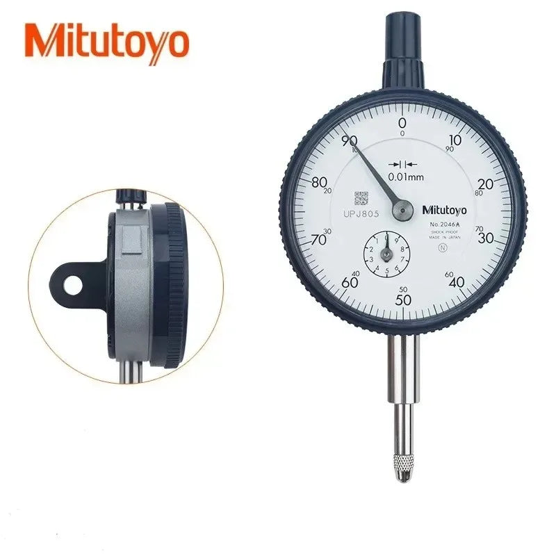 Mitutoyo Dial Indicator Standard Plunger 2046S 10mm Gauge Test Inspect ...