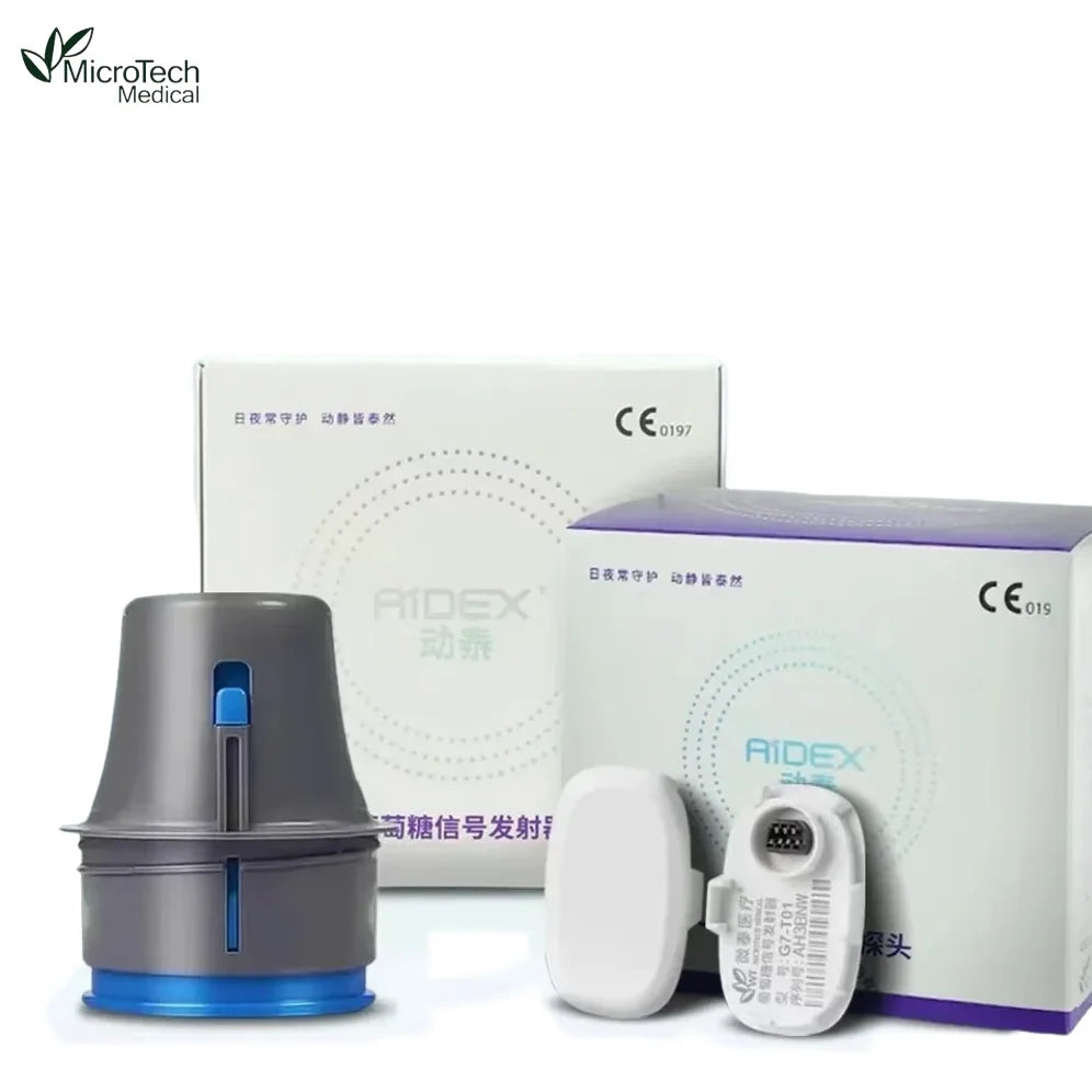 Aidex Dynamic Blood Glucose Monitoring CGMS 24h Realtime Monitor Scan ...