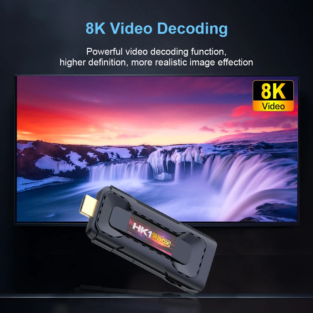 Transpeed Android13 Mini TV Stick 8K Video Decoding RK3528 Quad Core A ...