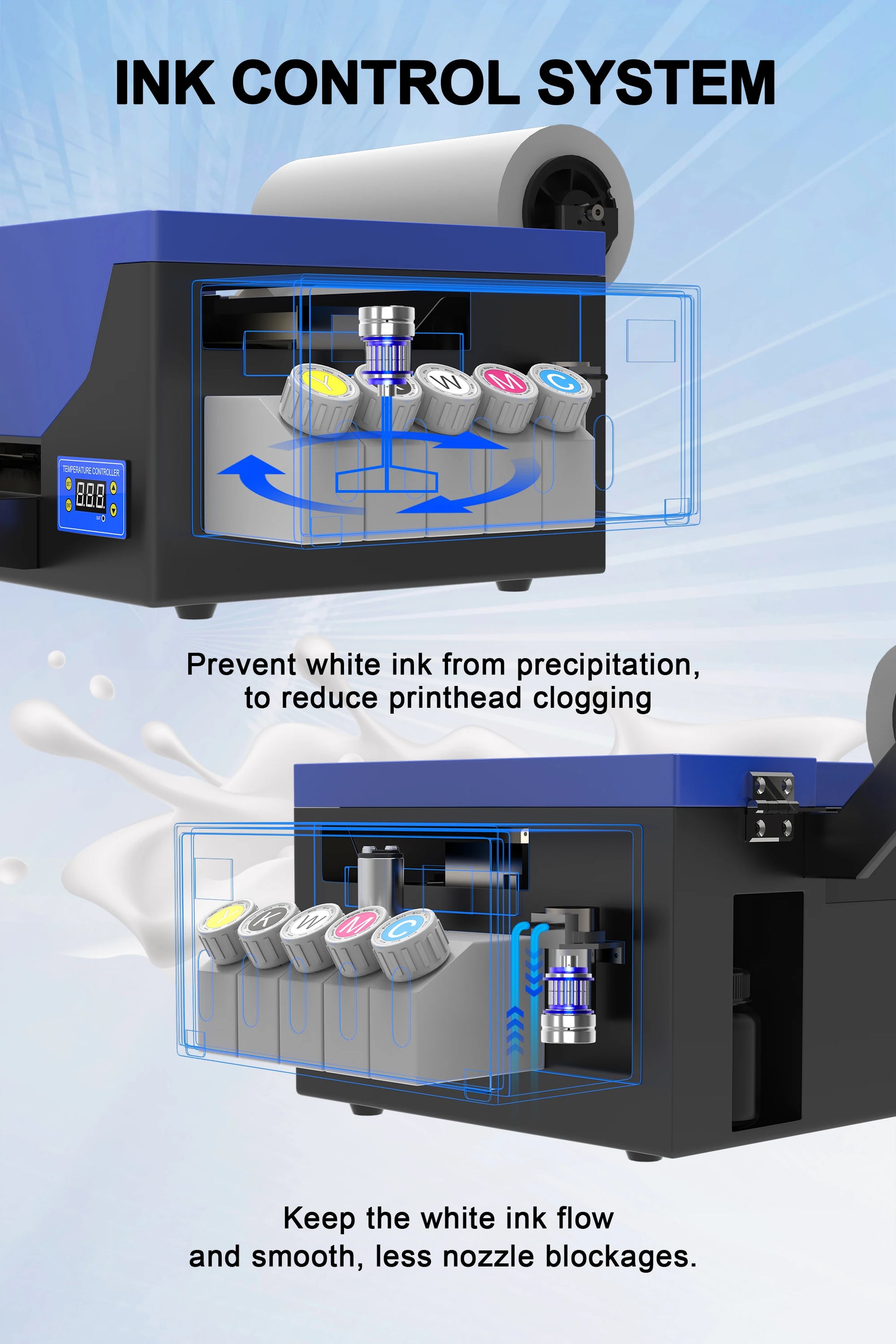 A3 dtf printing machine For Epson R1390 DTF Printer With DTF Curing Ov ...
