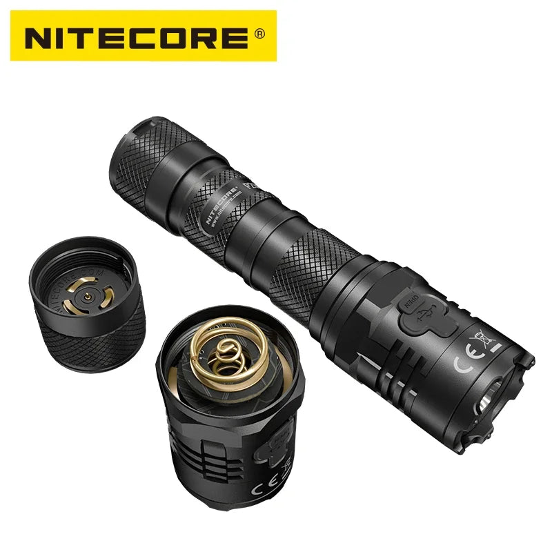 NITECORE P20ix Powerful Tactical LED Flashlight 4000Lumens Rechargeabl ...