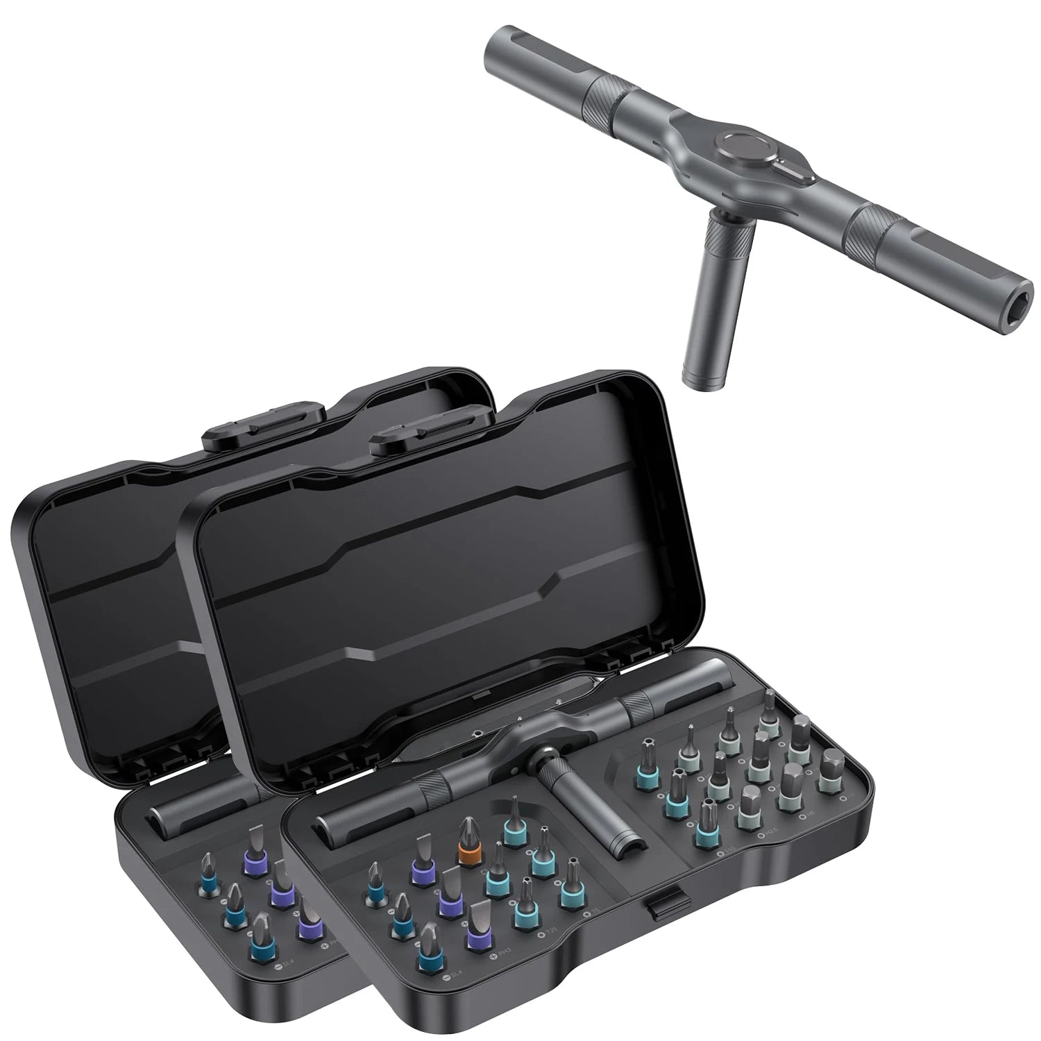 VMAN 24in1 RS1 Multi-Purpose Ratchet Screwdriver Set 24 in 1 S2 Steel ...