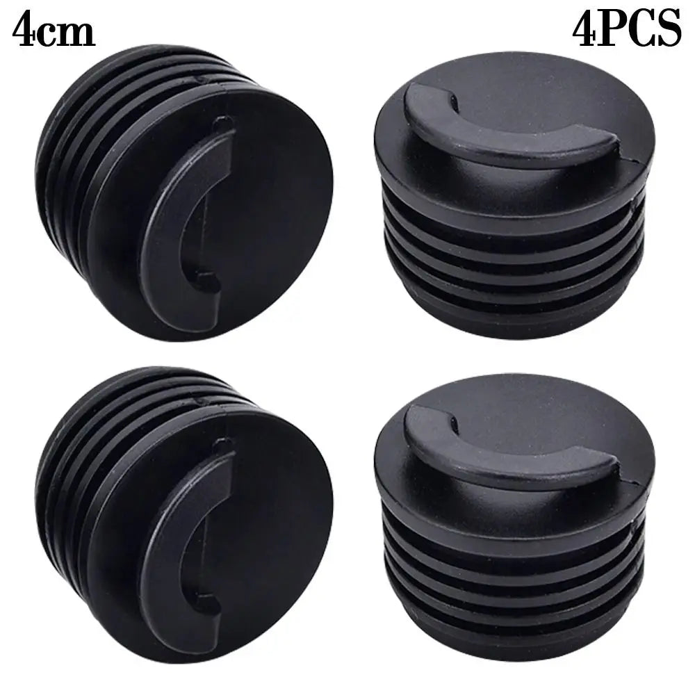 4pcs Marine Boat Rubber Kayak Rafting Parts Bung Rubber Scupper Stoppe ...