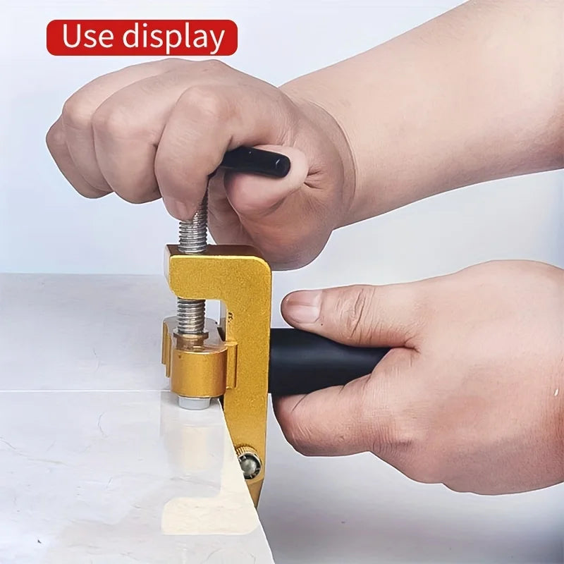 2 in 1 Glass Ceramic Tile Cutter with Knife Wheel Diamond Roller Cutte ...
