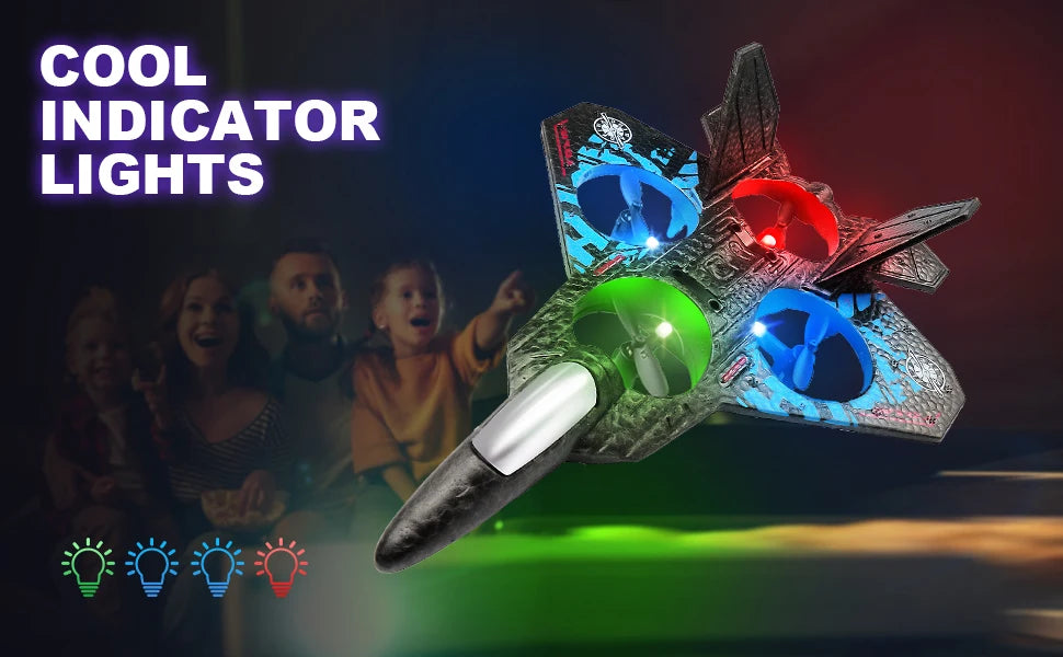 L0712 RC Plane 2.4G Remote Control Aircraft Gravity Sensing Helicopter ...