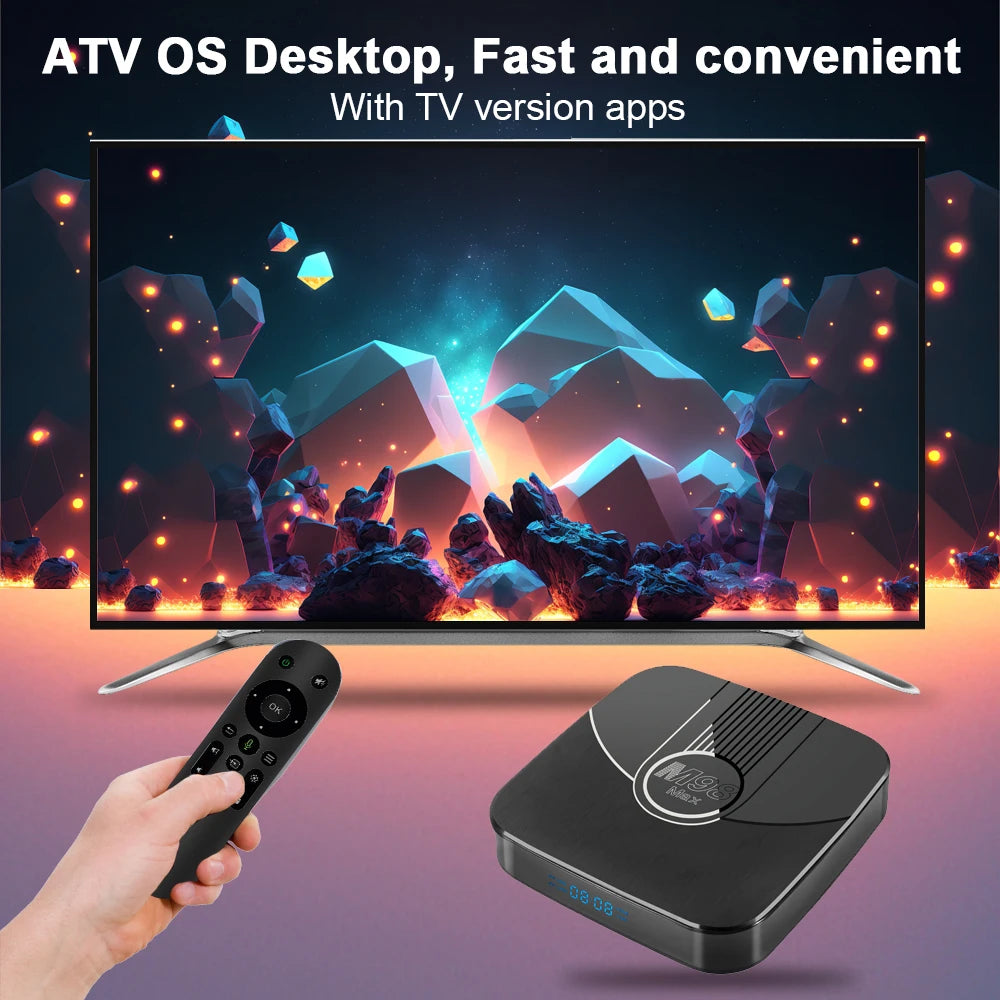 Transpeed ATV Android 11 TV Box Amlogic S905Y4 With Voice Assistant TV ...