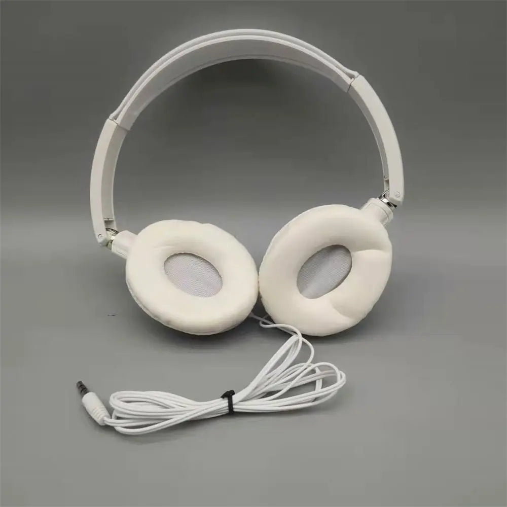 Adjustable Wired Headphones Music Stereo Flexible Wired Over Ear Heads ...