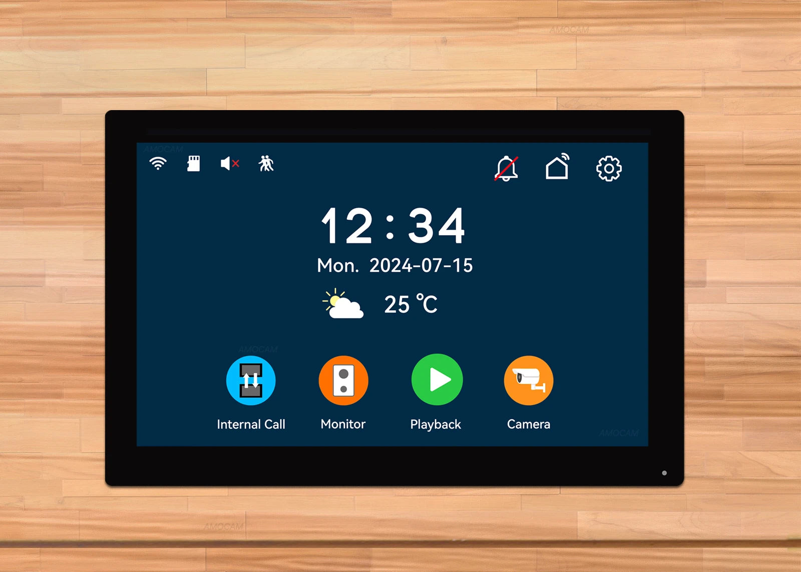 2 Wire Digital Video Intercom System 10.1 Inch Wireless WIFI Monitor 1 ...