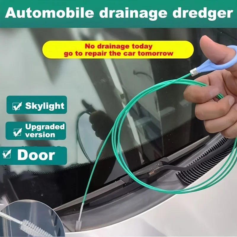 Car Sunroof & Windshield Drain Cleaning Tool - Flexible Pvc Brush For ...