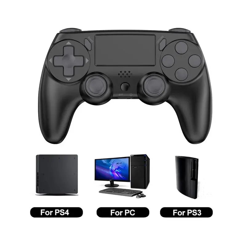 GAMINJA Wireless Gamepad with Six Axis Gyros Dual Vibration Game Contr ...