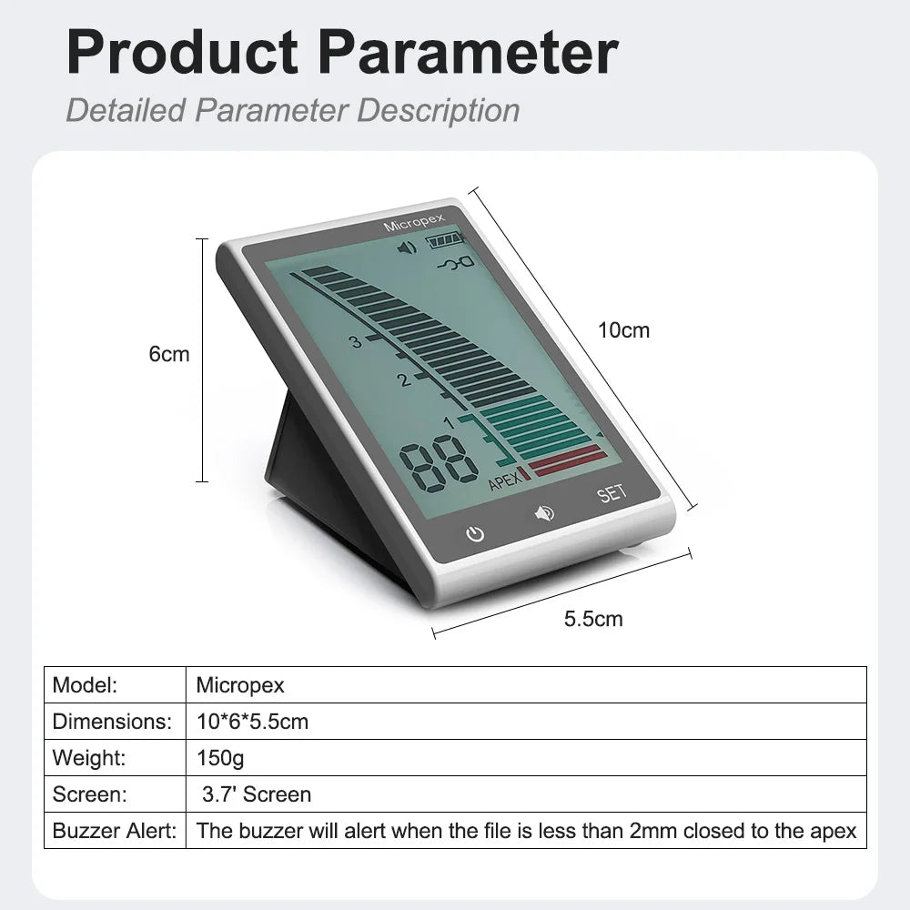 Mini Dental Endo Apex Locator Root Canal Measurement Endodontic Instru ...