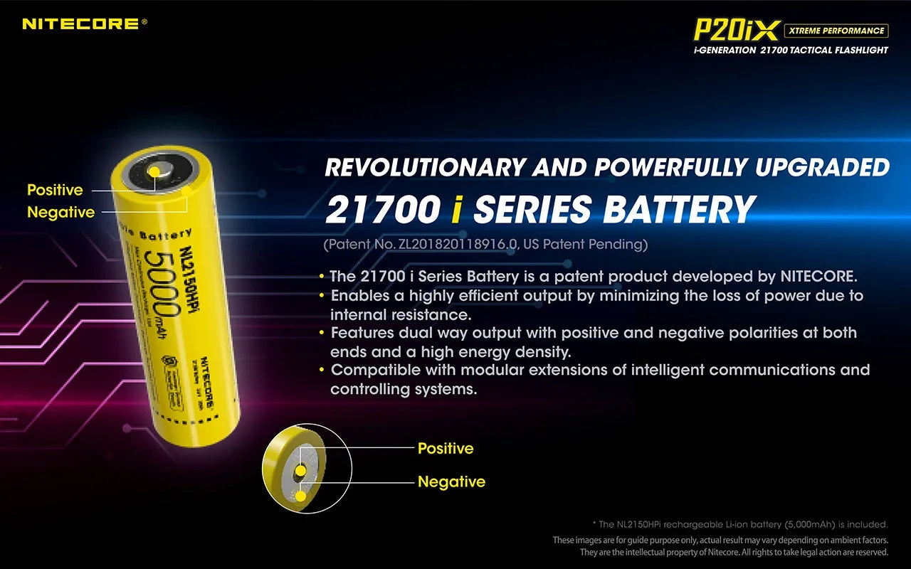 NITECORE P20ix Powerful Tactical LED Flashlight 4000Lumens Rechargeabl ...