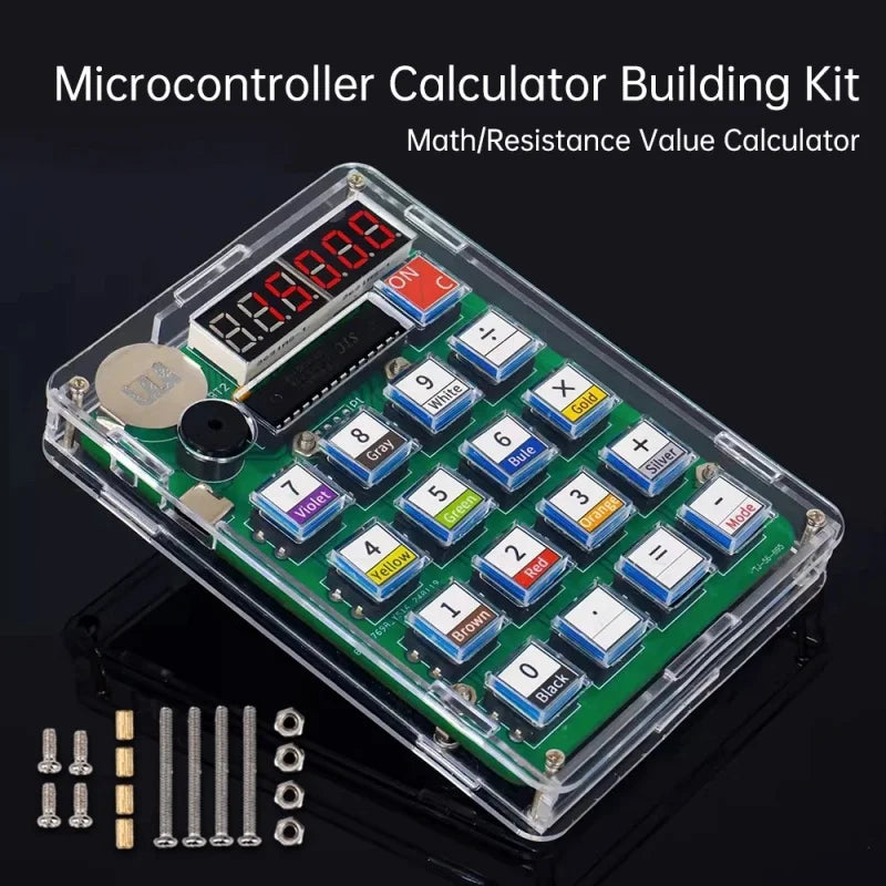 DIY Calculator Electronic Production Kit LED Digital Tube Display With ...