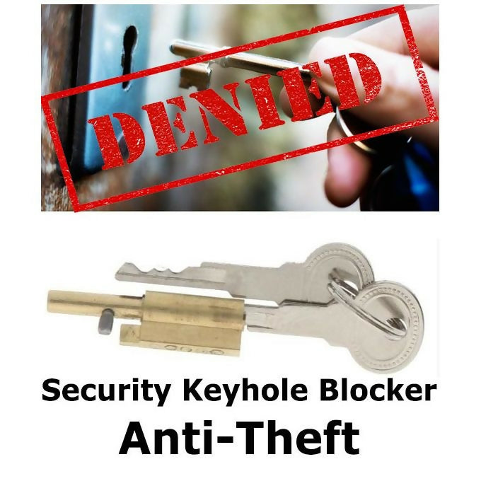 Keyhole Lock Blocker Stop Access Office Door Block Security – NairoMarket