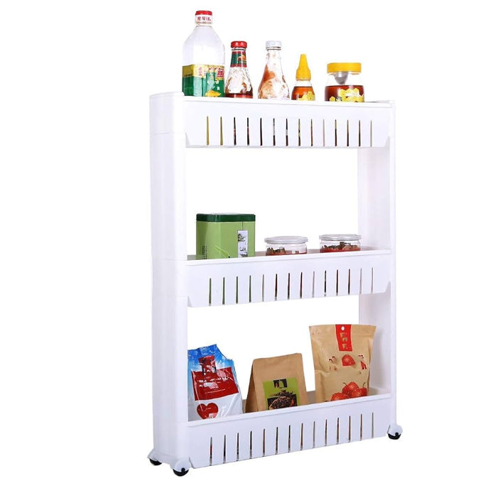 Multi Purpose 3 Layer Narrow Rack/Trolley – NairoMarket