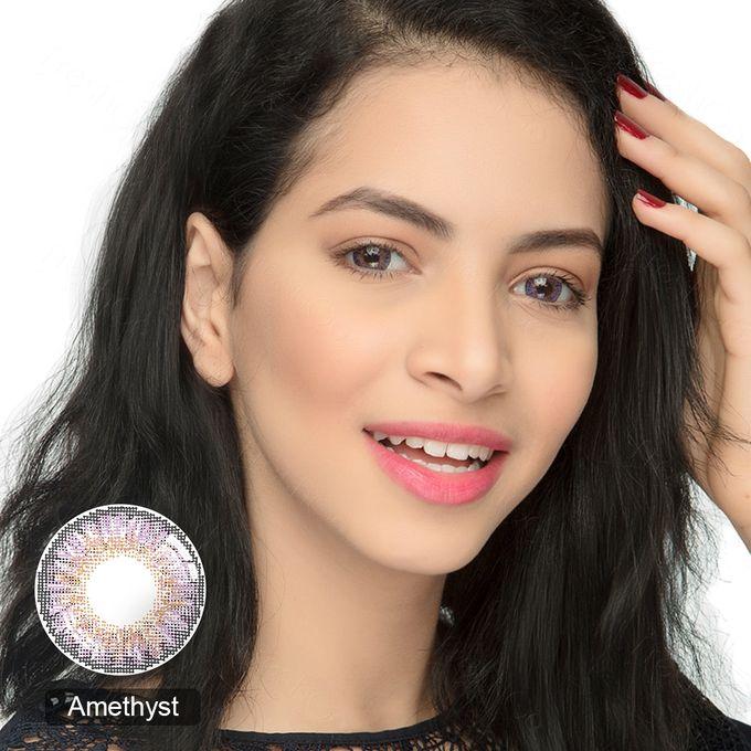 Freshgo Amethyst 3-Tone 2 Soft Contact Lenses Natural Looking Eyes ...