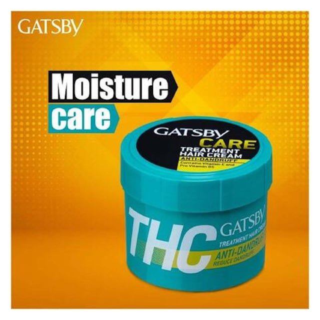 Gatsby Anti-Dandruff Cream Treatment Hair, Pearl Protein Dual-Care Hai ...