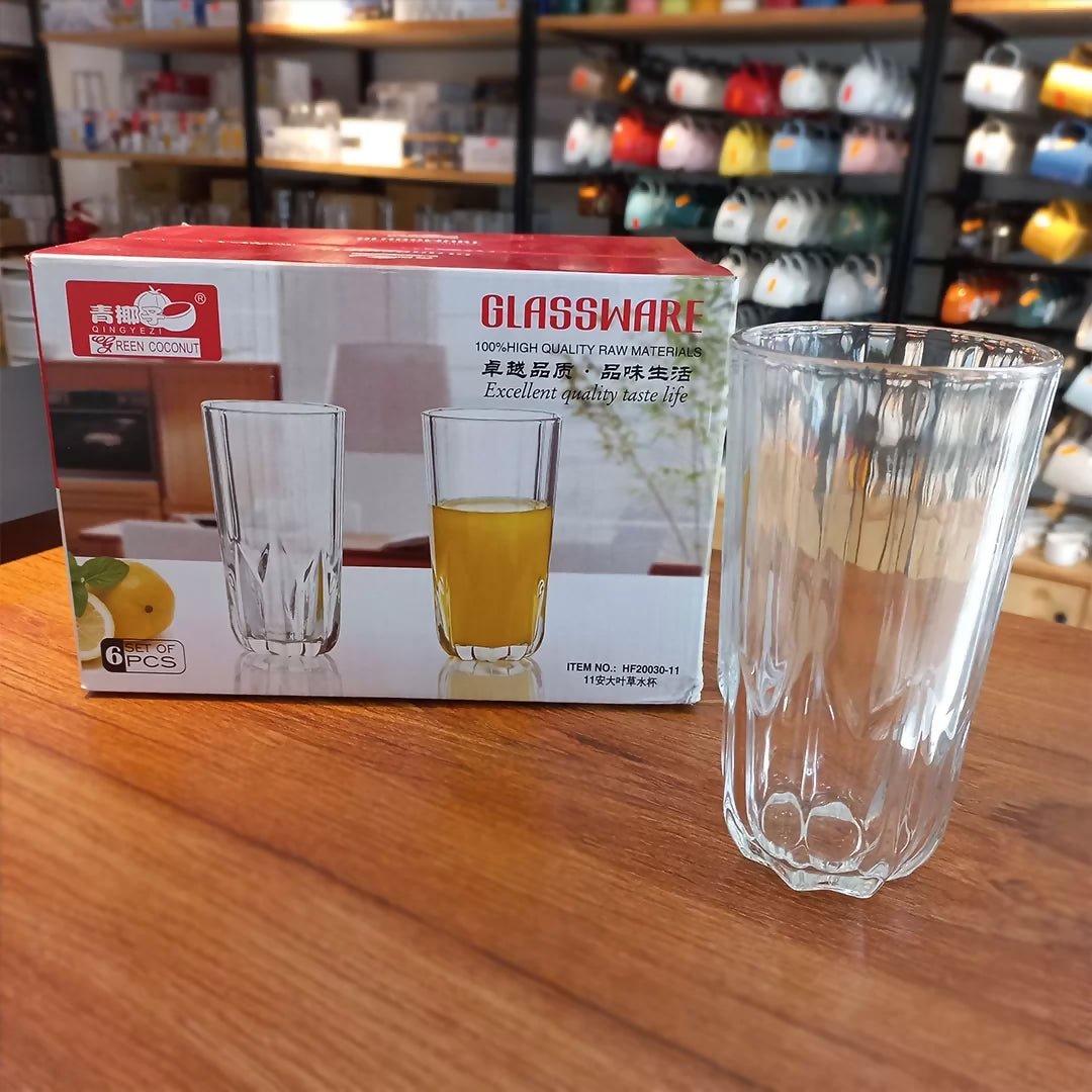 Juice/Water Glass 6pc Set 300ml – NairoMarket
