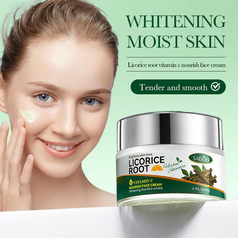 SADOER Licorice Root Vitamin C Face Cream – NairoMarket