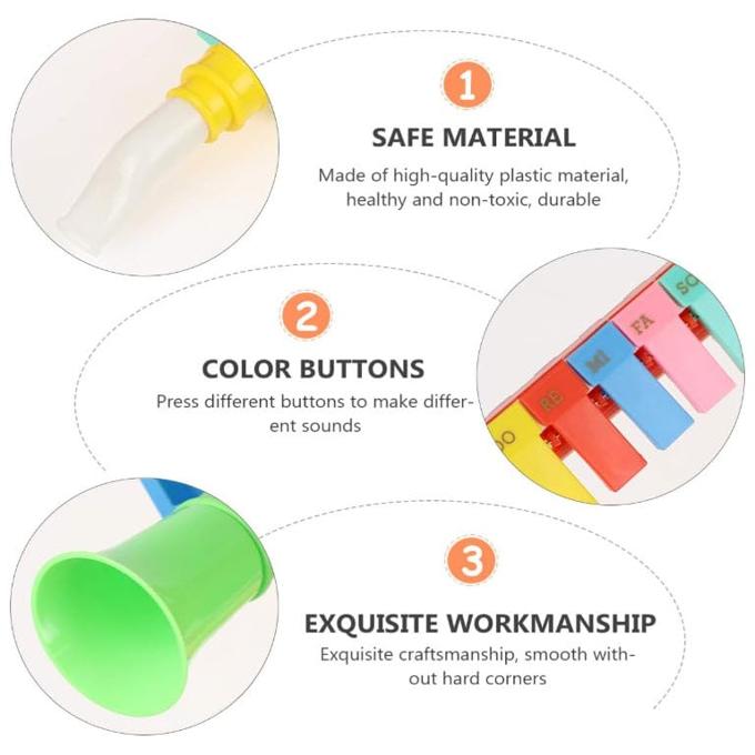 Melodica 13 Key Music Blow Pipe Toy Horn Clarinet Piano Mouth Organ In ...