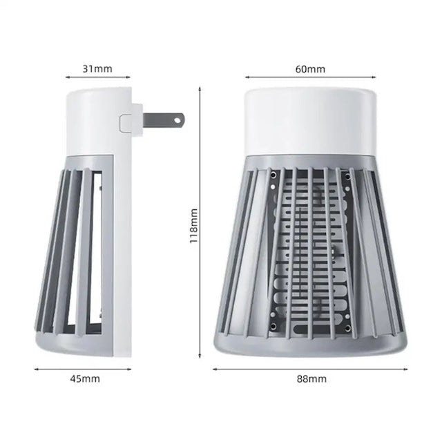 Effective Mosquito Repellant Killer Lamp, Wall Mounted Insects Zapper ...