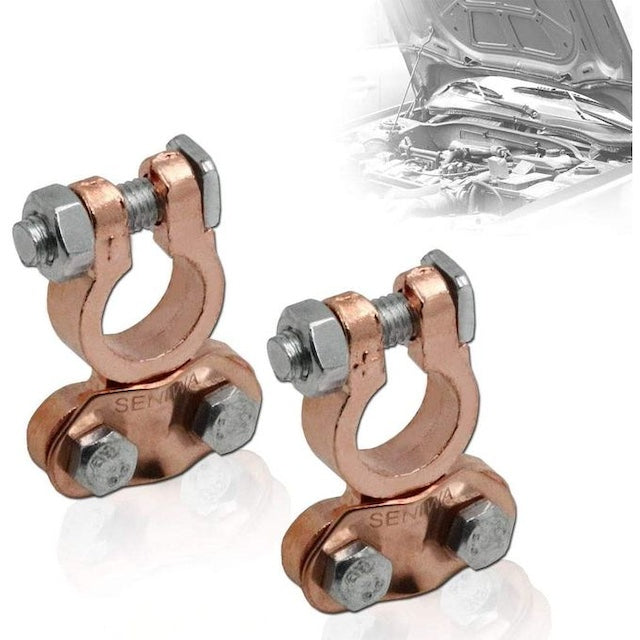 Positive and Negative Battery Connector Terminals, Solid Pole Quick Cl ...