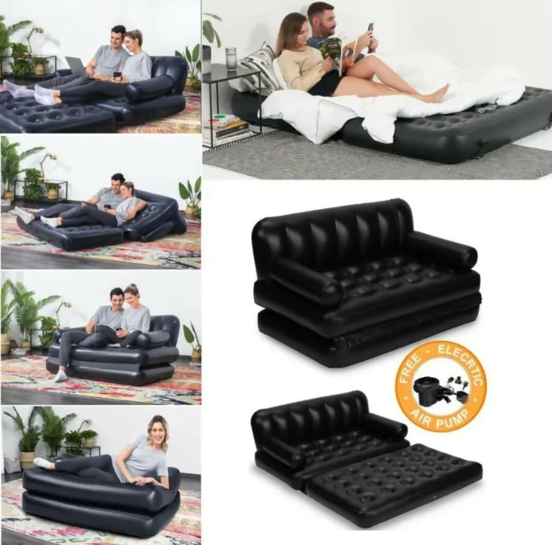 2 seater Bestway inflatable pullout sofa with manual pump – NairoMarket