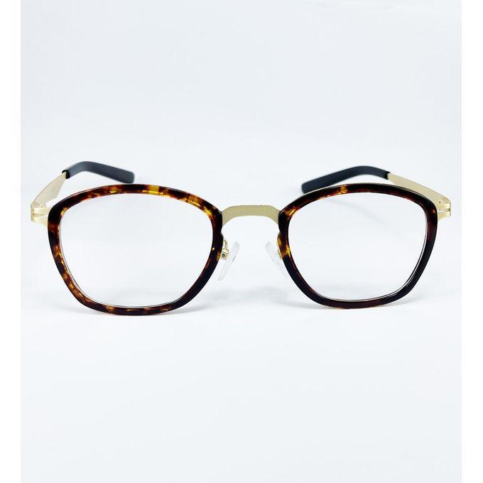 Turtle Shell Print Gold Stainless Steel Eyeglasses – NairoMarket