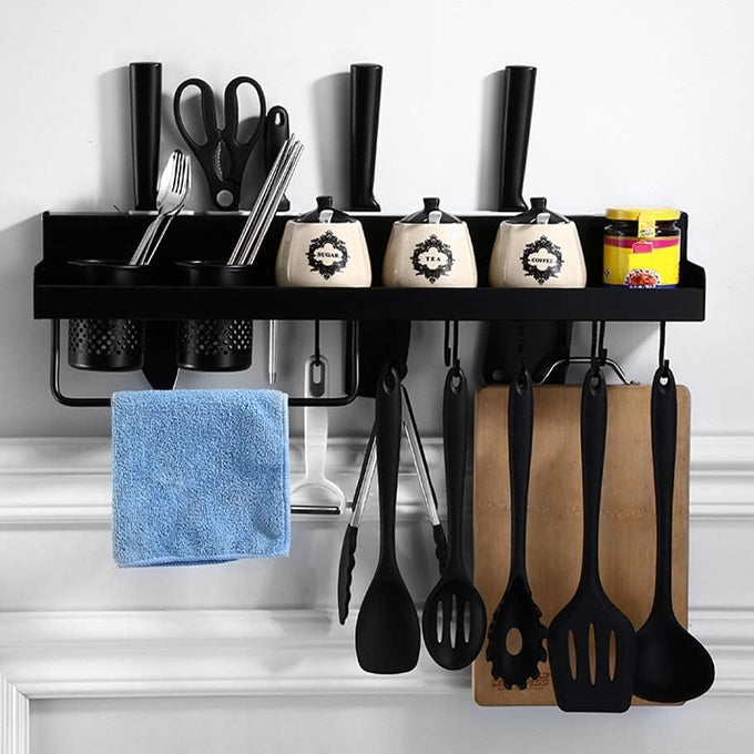 Wall-Mounted Shelves, Kitchen Storage Racks, Multi-Function Kitchen Ho ...