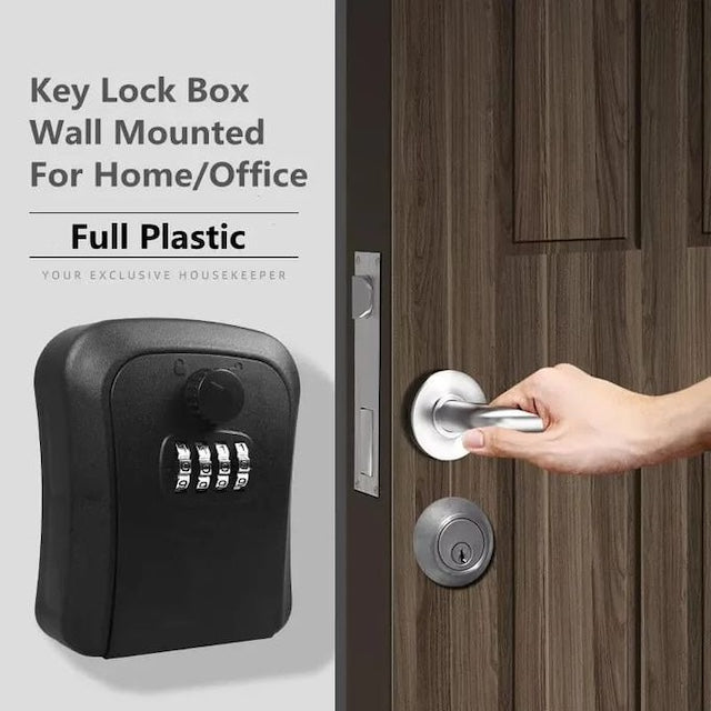Weatherproof Wall-mounted Key Safe, Password Key Box, Key Lock Box, Co ...